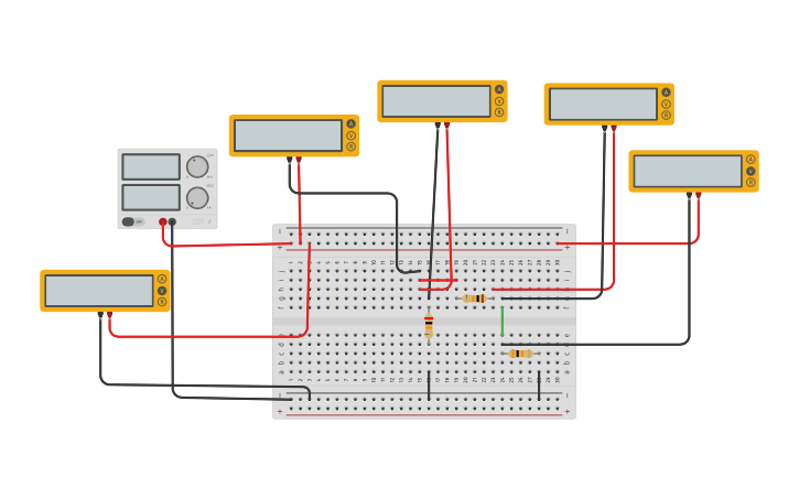 Circuit design LAB1 -4a | Tinkercad