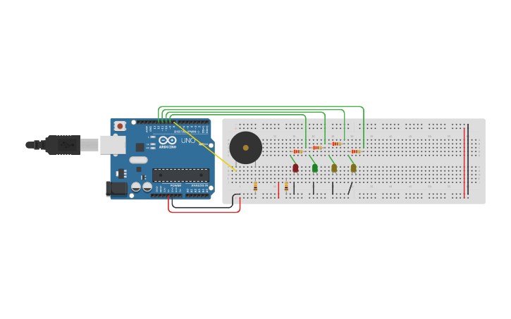 Circuit design morse decoder - Tinkercad