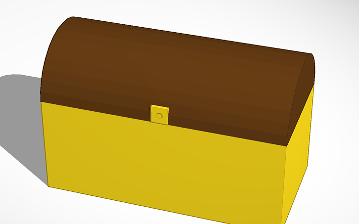 3D design treasure chest | Tinkercad