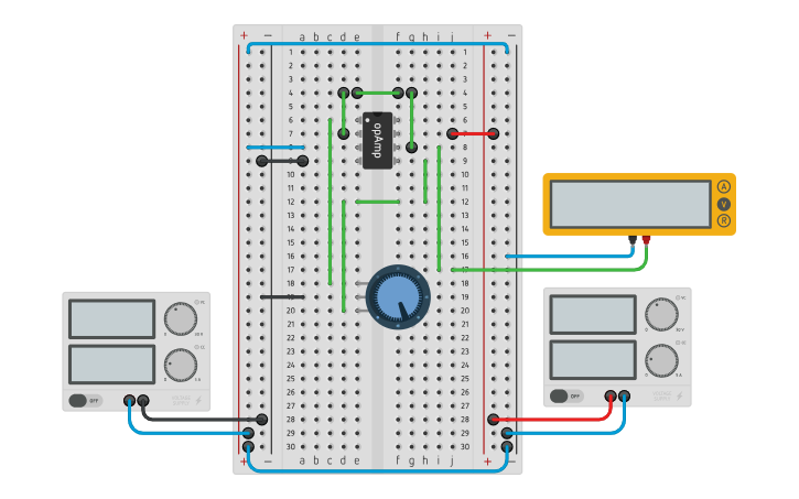 Circuit design Unity-Gain Isolation Buffer Part I - Tinkercad