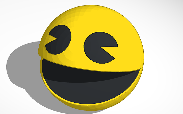 3D design Pac Man - Tinkercad