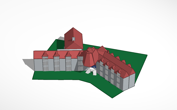3D design Overlook Hotel - Tinkercad