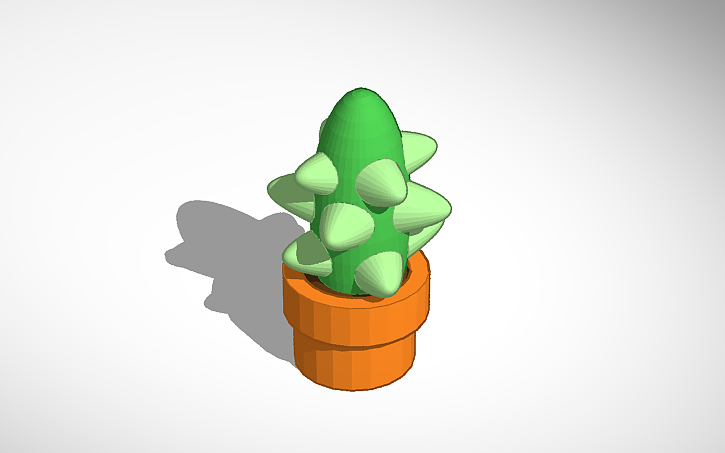 3D design John the cactus | Tinkercad