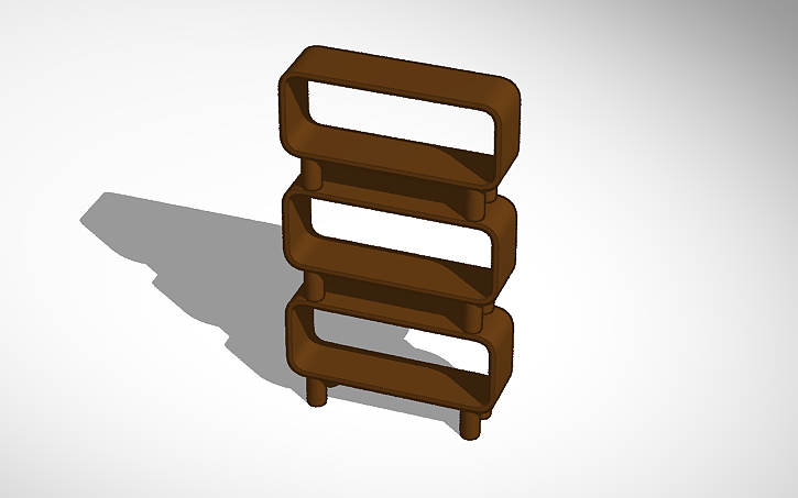 3D design deco shelf tutorial - Tinkercad
