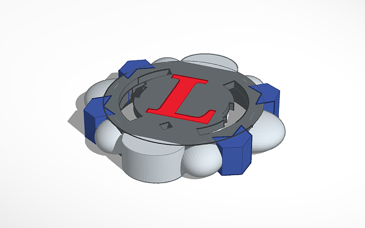 3D design Copy of energy layer with level chip (beyblade) - Tinkercad