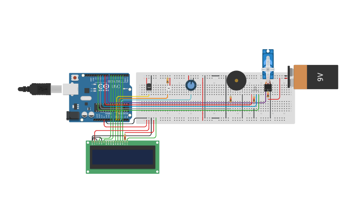 Circuit design Smart weather station [TEST] - Tinkercad