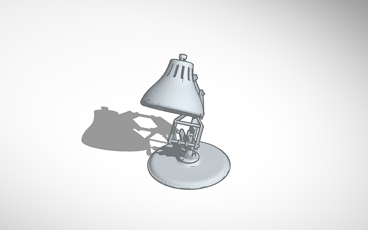 3D design pixar lamp - Tinkercad
