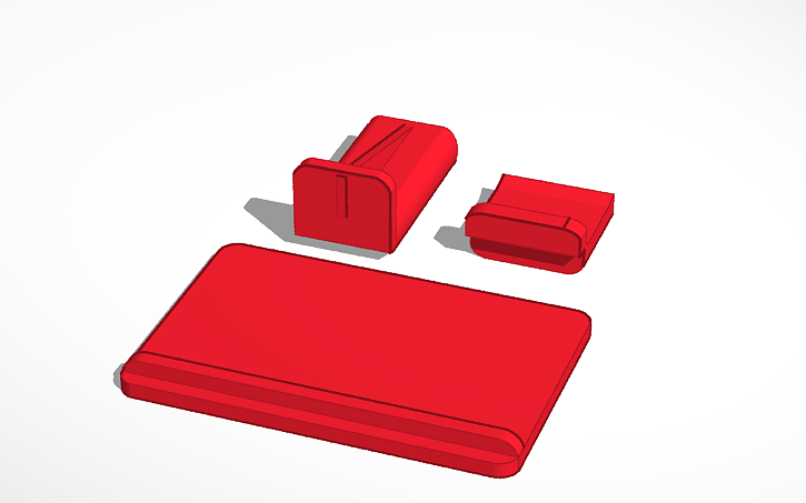 3D design sca-1e carisma coyote esc / reciever tray | Tinkercad
