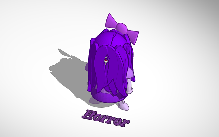 3D design Horror - Tinkercad