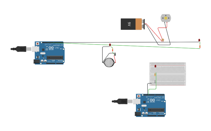 Circuit design Blinking LED count | Tinkercad Circuit design Blinking LED count | Tinkercad