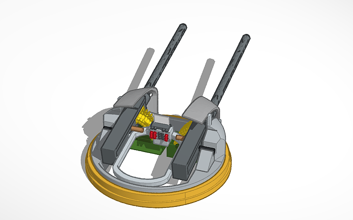3D design Anti-Aircraft Gun (AA) | Tinkercad