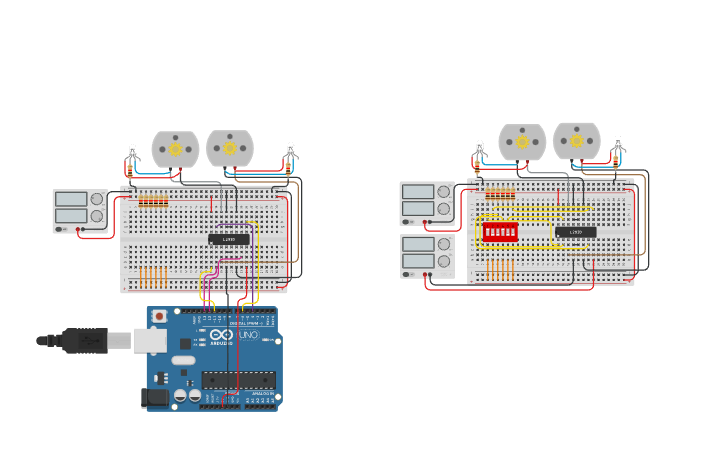 Circuit design practica 3 José Arturo Alba Barrientos - Tinkercad