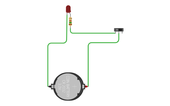 Circuit Design Flip Switch Tinkercad