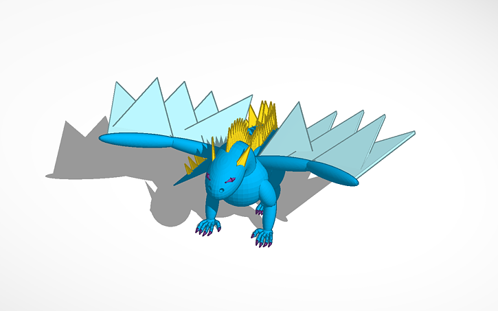 3D design Dragon - Tinkercad