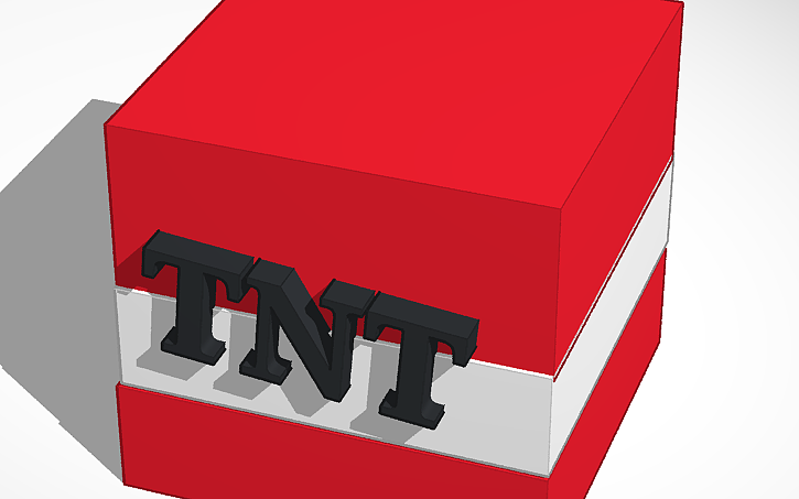 3D design TNT - Tinkercad
