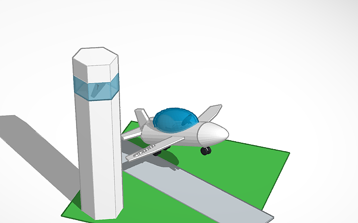 3D design Plane | Tinkercad
