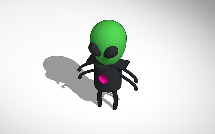 3D design Alien - Tinkercad