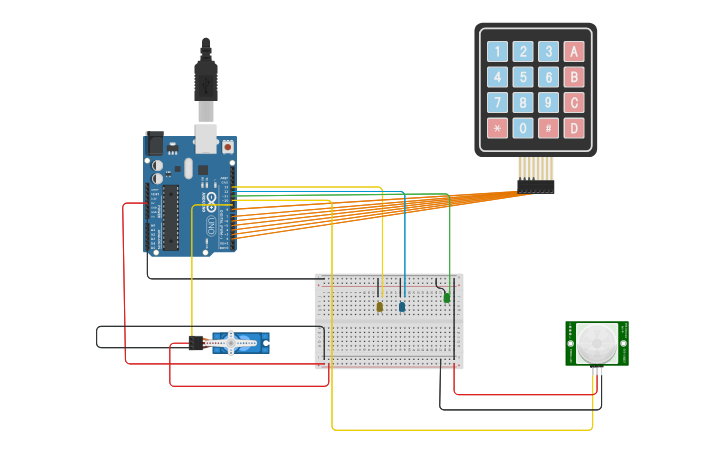 Circuit design IoT - Tinkercad