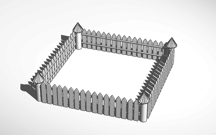 3D design ZoePuchette_Fence | Tinkercad
