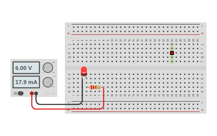 Circuit design LED | Tinkercad
