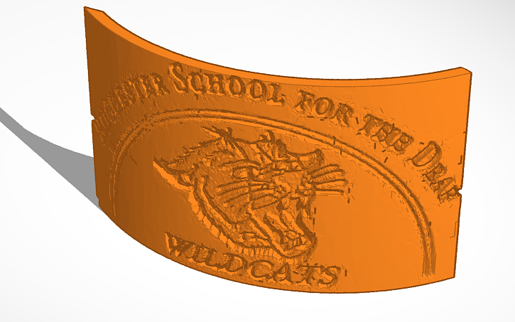 3D design Rochester School for the Deaf (Wildcats Mascot) | Tinkercad