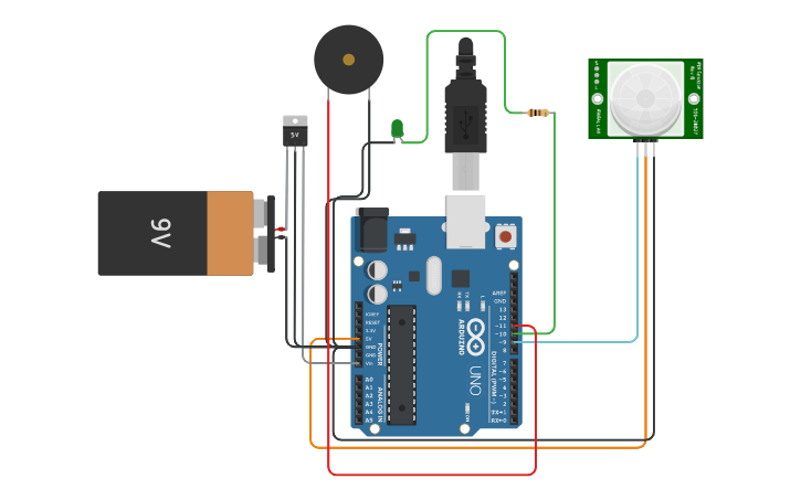 Circuit design IOT Project - Tinkercad