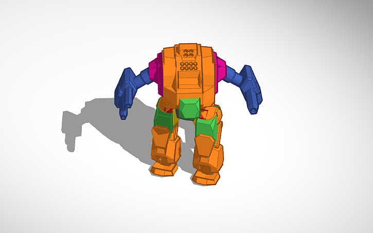 3D design Sunder Battlemech Battletech | Tinkercad
