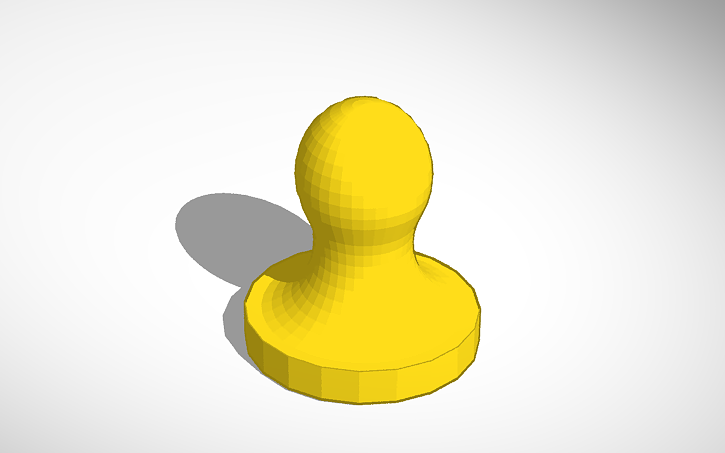 3D design stamp - Tinkercad