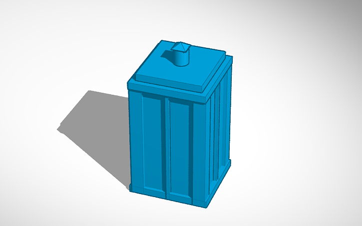 3D design TARDIS | Tinkercad