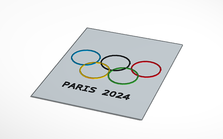 3D design Paris 2024 Olympics | Tinkercad