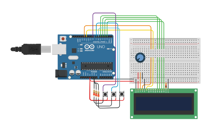 Circuit design R and D Lab 20 May 2023 - LCD - Tinkercad