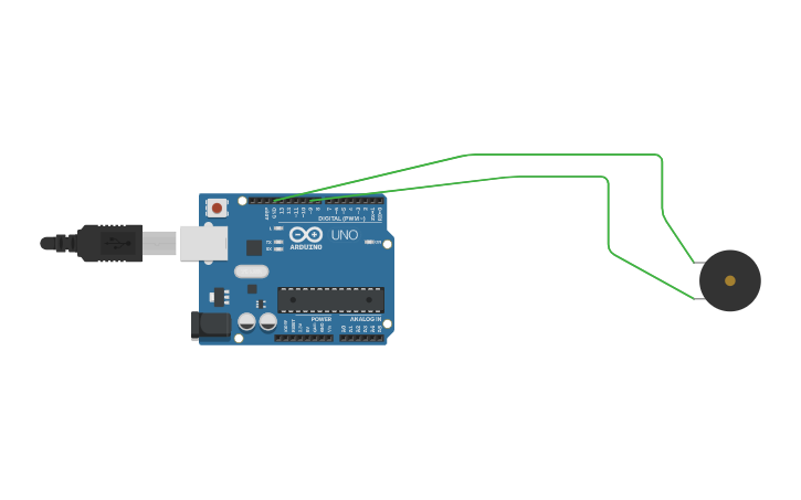 Circuit design Tone Melody - Tinkercad