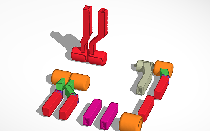 3D design Both power lever 1 - Tinkercad