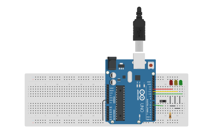 Circuit Design Semáforo Arduino Modificado2 Zoé 1º Eso Tinkercad