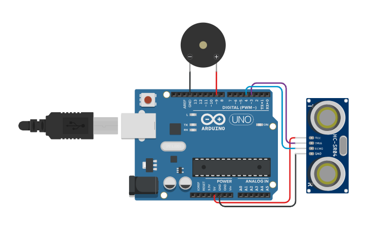 Circuit Design Theremin Tinkercad