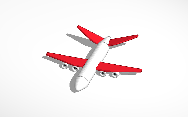 3D design Airplane - Tinkercad