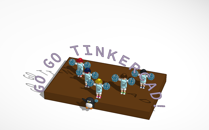 3D design March Tinker Madness! Featuring Iwatobi swim club! | Tinkercad
