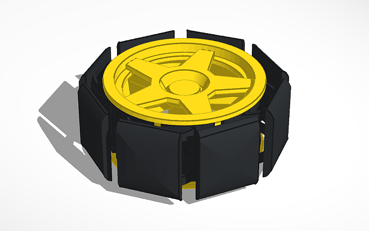 3D design Wheel - Tinkercad