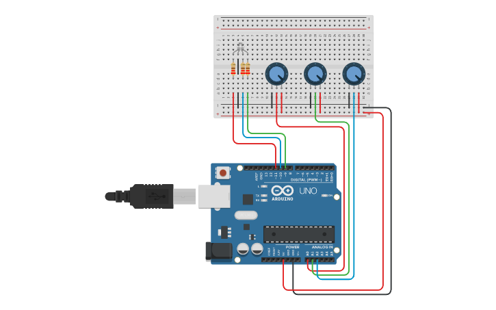 Circuit design Arduino_Breadboard_RGB_02 - Tinkercad