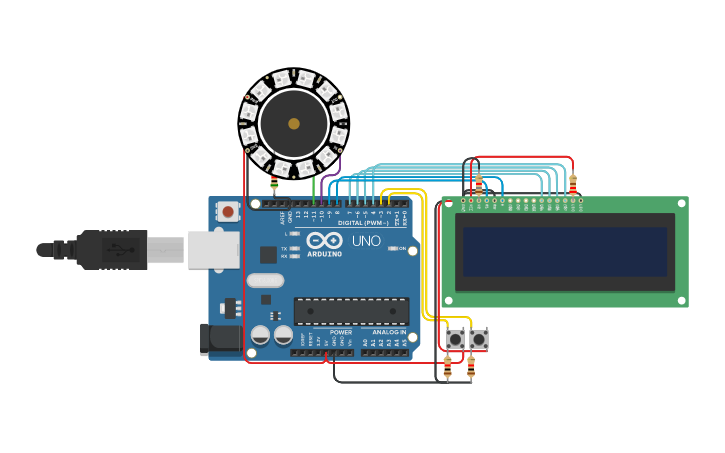 Circuit design Arduino Project: Jukebox - Tinkercad