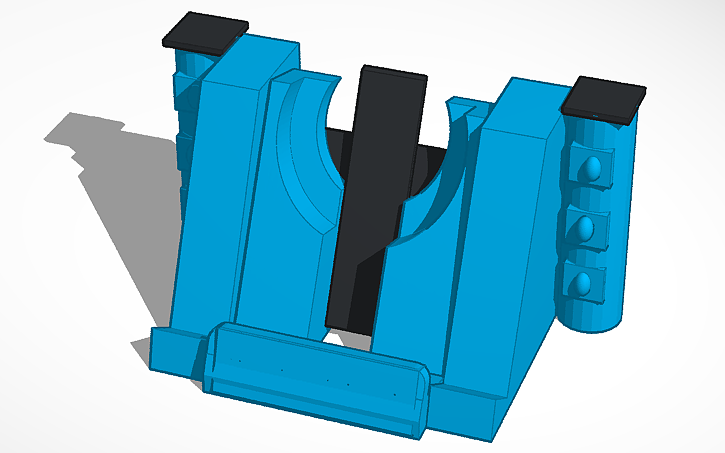 3D design docking station - Tinkercad