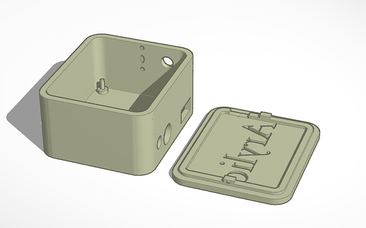 3D design Arylic Mini V3 w Antenna - Tinkercad