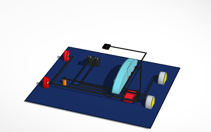 3D design Sistema electrico - Tinkercad