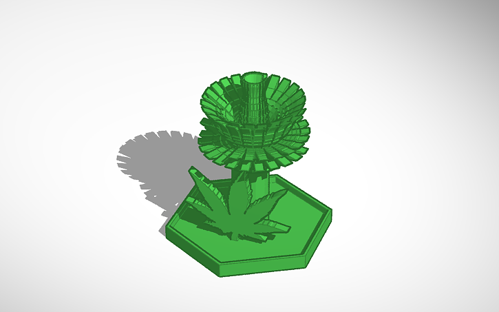 3D design Weed Tree XD - Tinkercad