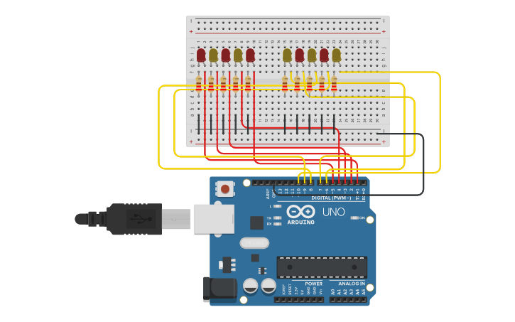 Circuit Design Blinking Led Tinkercad