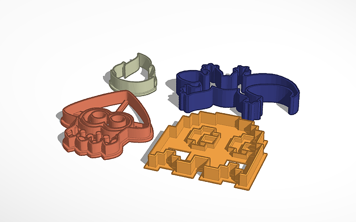 3D design Cookie cutters - Tinkercad
