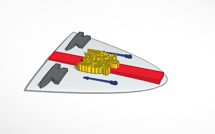 3D design yecco patrick shield - Tinkercad