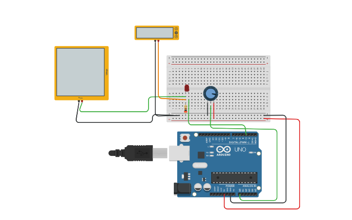 Circuit design PWM | Tinkercad