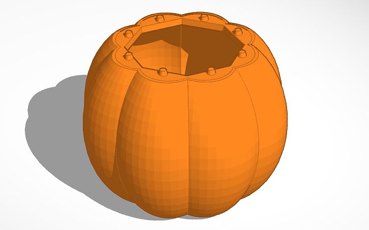 3D design Jack-O'-Lantern Template | Tinkercad