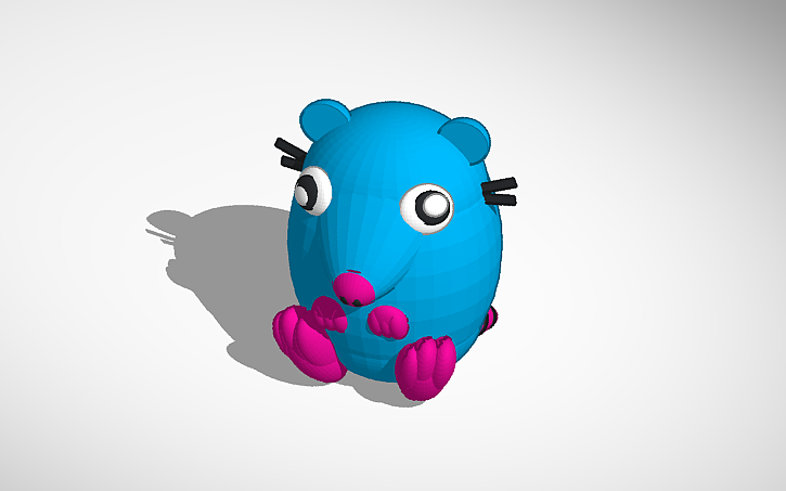 3D design Brick the rat (Pizza Tower) - Tinkercad